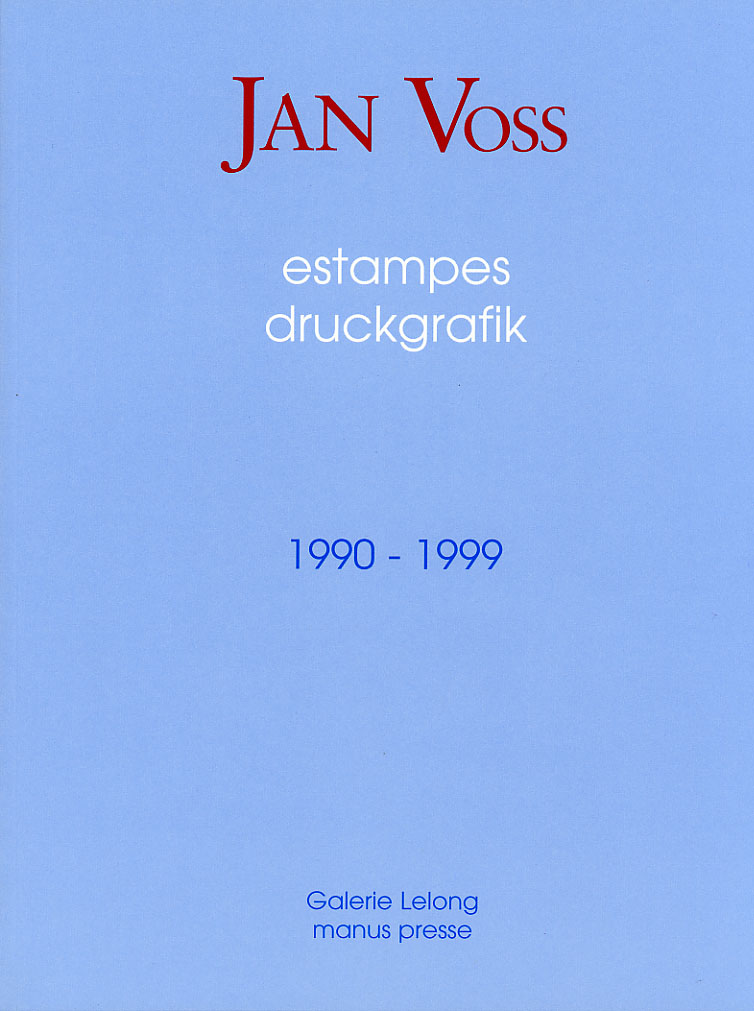 Jan Voss - artiste - Galerie Lelong & Co.